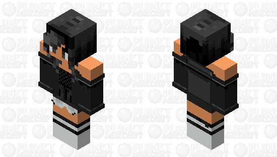 Aphmau Current Skin(black outfit) Minecraft Skin