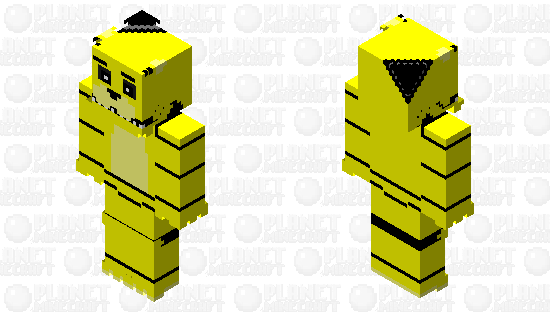 classic golden freddy Minecraft Skin