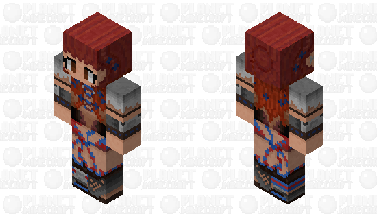 Aloy Horizon HD Minecraft Skin