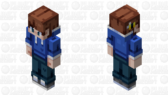 blue hd guy something something Minecraft Skin