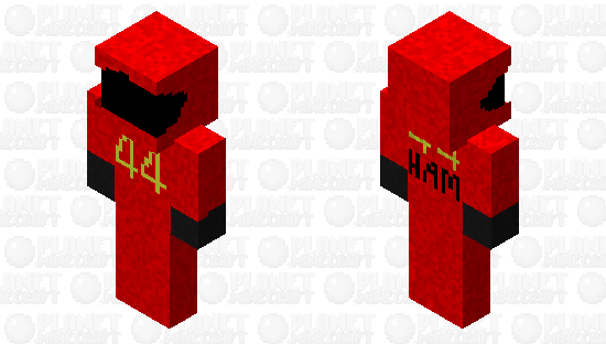 #44 HAM red pog Minecraft Skin