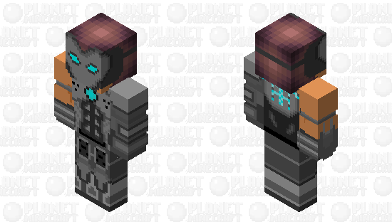 Black Whip Marvel Minecraft Skin