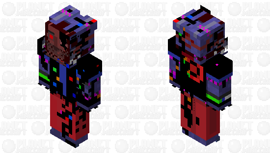 Glam_rabbit open faceplates Minecraft Skin