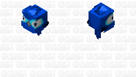 Blue bird with red legs Minecraft Skin