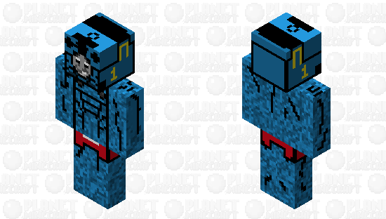 buff thomas the tank engine fixed Minecraft Skin