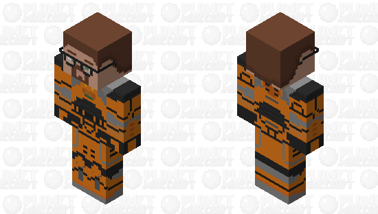 Gordon Freeman Minecraft Skin