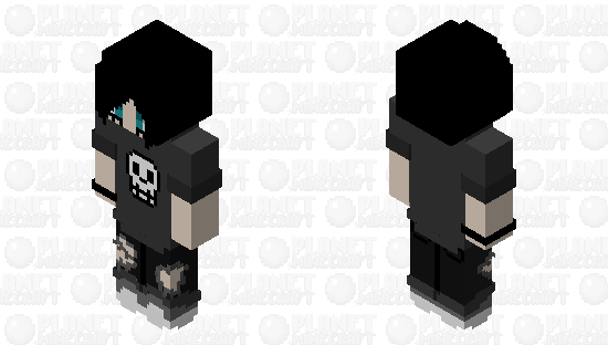 2000s emo boy Minecraft Skin