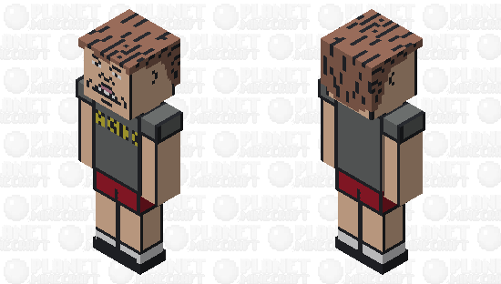 Butt-Head (With outlines) Minecraft Skin