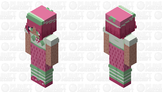 Strawberry Shortcake Minecraft Skin
