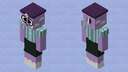 Vee Star-Time-Dandy’s World Minecraft Skin