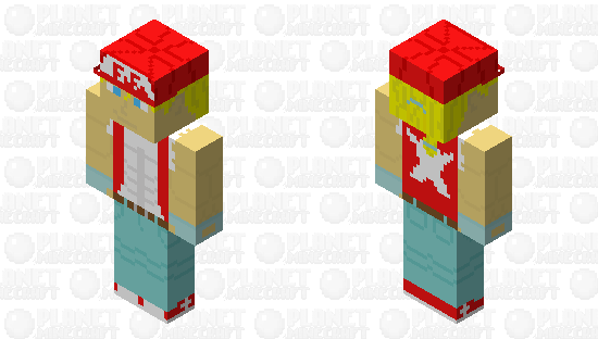 Terry Bogard Minecraft Skin