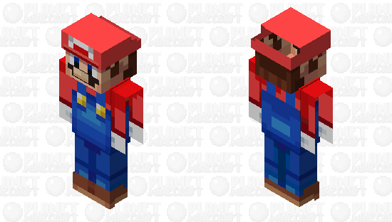 Mario Minecraft Skin