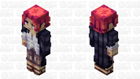 Shanks il Rosso One Piece Hd Minecraft Skin
