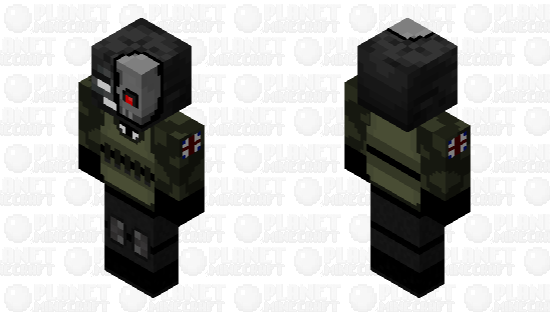 The Terminator (Me as T-800 CSM 101) Minecraft Skin