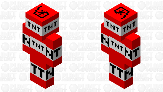 TNT Humanized Minecraft Minecraft Skin