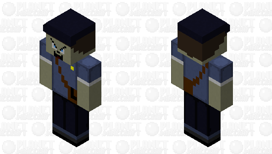 Mailman Scary (steveHD) Minecraft Skin