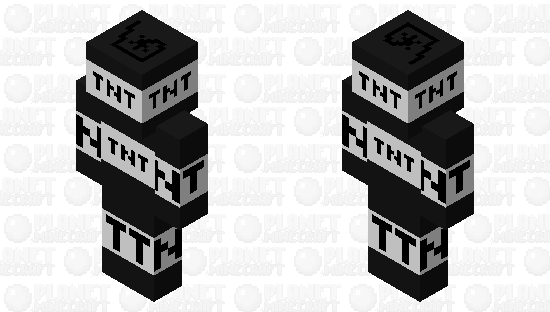 TNT X500 Humanized Minecraft Skin
