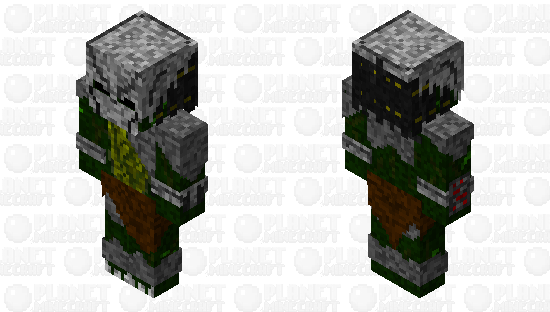 PREDATOR DEMON JUNGLE Minecraft Skin