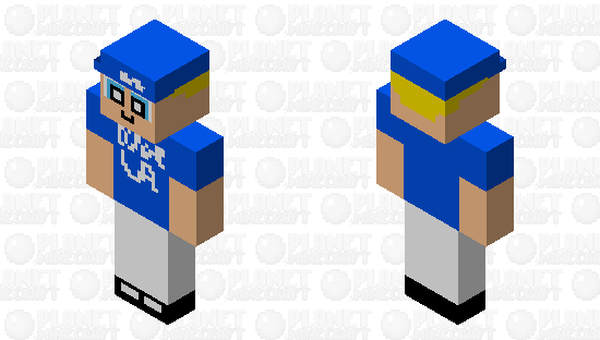Bubbles (Powerpuff Girls 1998) Dodgers Shirt Minecraft Skin