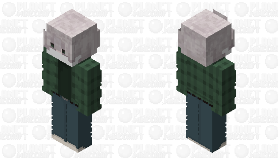 green flannel Minecraft Skin