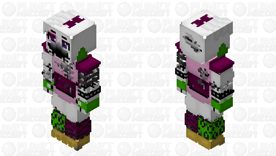 shattered chica Minecraft Skin