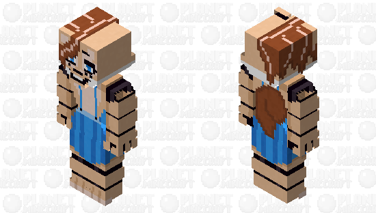 Sara Squirrel - Sporty Rocker Minecraft Skin