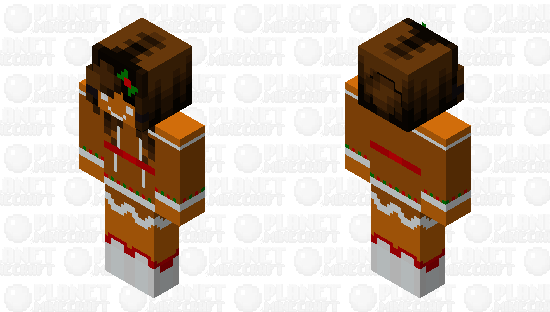 Aphmau Gingerbread Girl (hd) Minecraft Skin