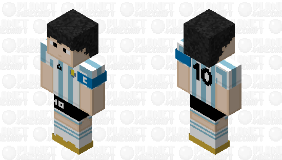 Diego Maradona 1986 Minecraft Skin
