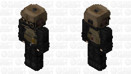 Mobile Task Force Nu-7 "Hammer Down" (SCP) Minecraft Skin