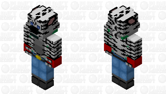 Zander The Zebra Minecraft Skin