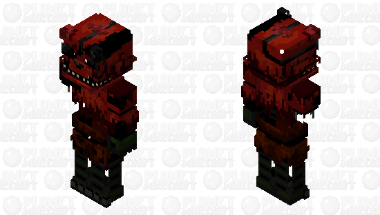 Phantom Foxy || Five Nights at Freddy's 3 Minecraft Skin