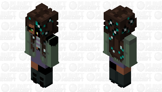 Half Human Minecraft Skin