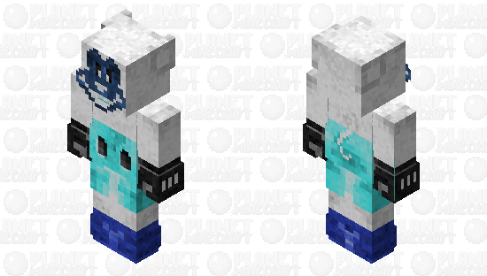 Mickey negative Minecraft Skin