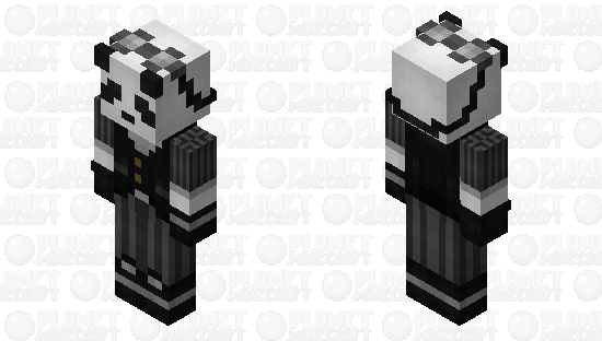 𝓝𝓲𝓷𝓳𝓪𝓖𝓲𝓻𝓵2024 Steampunk Panda Minecraft Skin