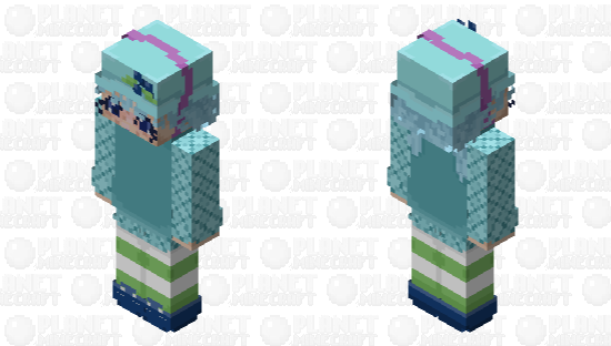 Blueberry Muffin 🫐 128x128 Minecraft Skin