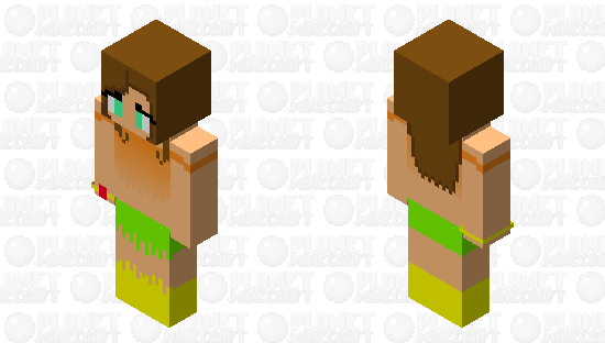 Summer Girl Minecraft Skin