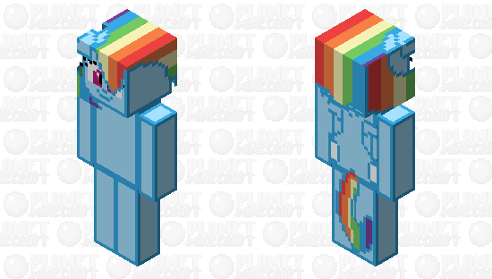 Rainbow Dash Minecraft Skin