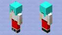 Bulma d futuro 2 Minecraft Skin