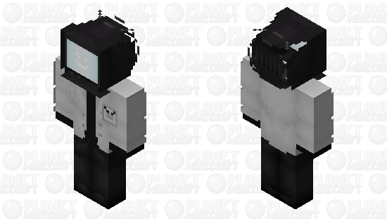 Tvman scientist HD. Minecraft Skin