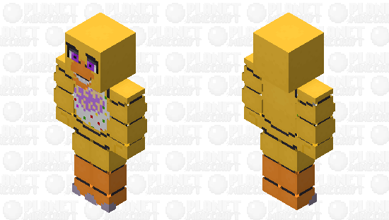 HD Chica the Chicken Minecraft Skin
