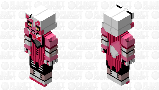 Funtime Foxy [REVAMPED/FINAL VERSION] Minecraft Skin