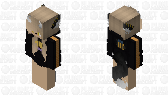 hive mc server girl (edited xoxochloe skin) Minecraft Skin