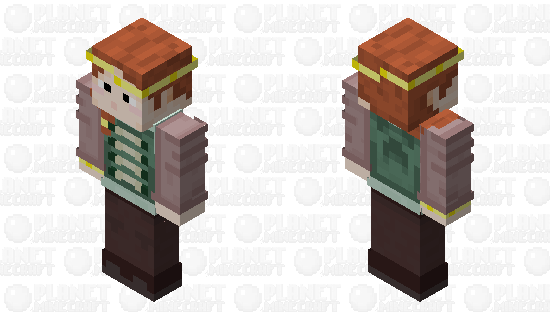 Person in vest Minecraft Skin