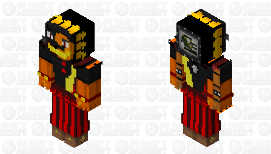 Sun and moon show eclipse Minecraft Skin