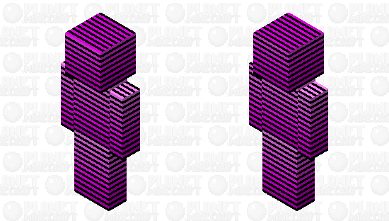 Purple stripes base Minecraft Skin