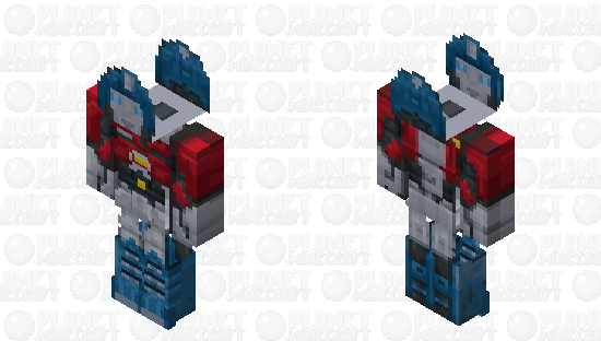 Orion Pax / Optimus Prime Minecraft Skin