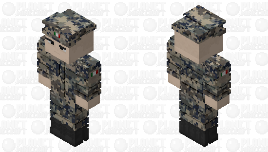 Army Soldier US4CES Transitional Minecraft Skin