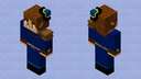 kilt black Minecraft Skin