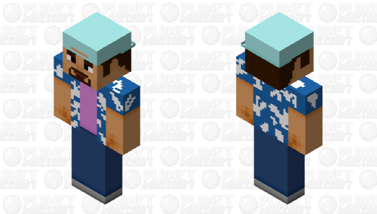 Gta vice city jethro Minecraft Skin