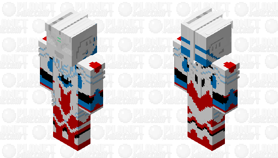 Ultraman Z Alpha Edge Minecraft Skin
